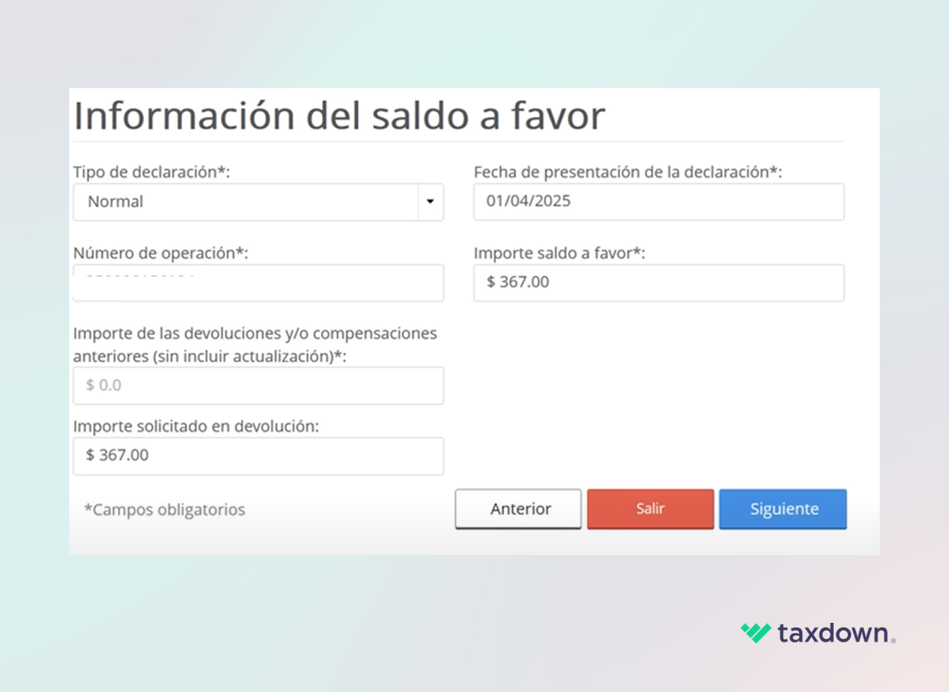 Qué es el Formato Electrónico de Devolución del SAT | TaxDown